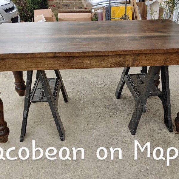 Rustic Wood Dining Table - Etsy