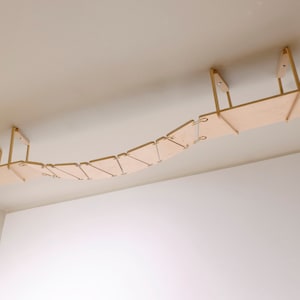 Plywood Ceiling Cat Bridge: Modern Cat Shelves Set - Etsy