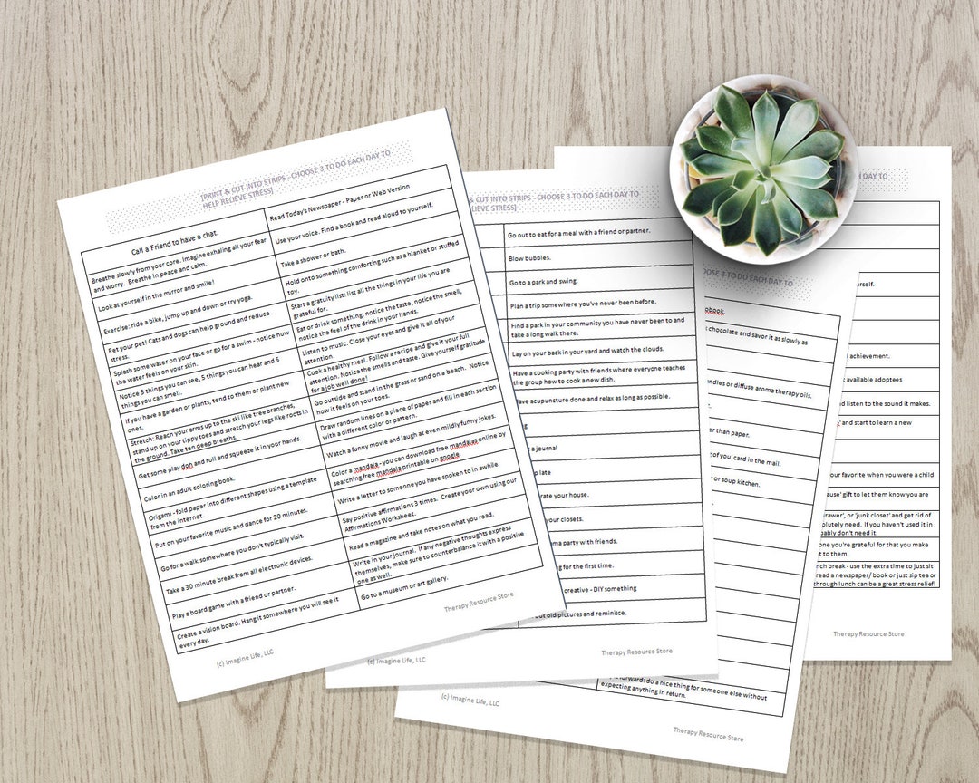 Mindfulness Activity Printable, Self Care Activity List, Self Help ...