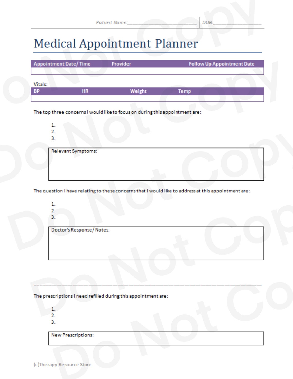 Appointment Planner, Doctor Appointment Journal, Medical Appointment ...