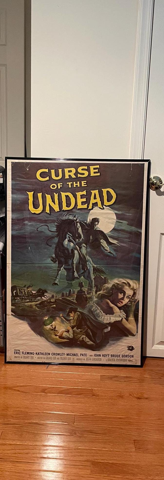 Hollywood Memorabilia,framed Antique Print,movie Memorabilia"curse of ...