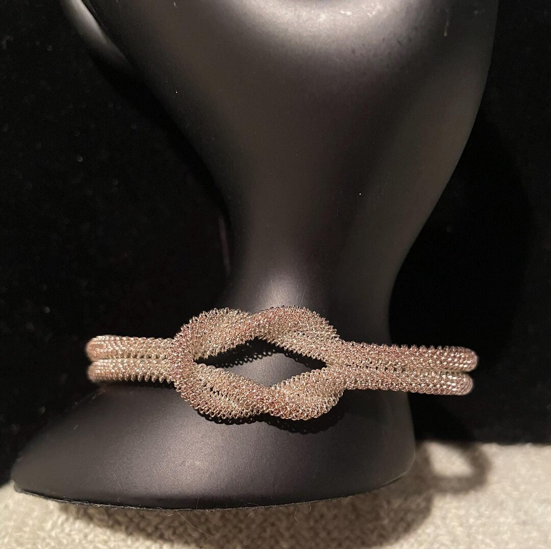 Vintage Jewelry, Bracelet,"cate and Chloe Love Knot" Sterling Silver ...