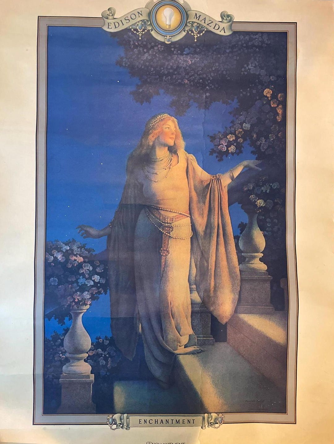 Vintage Maxfield Parrish "enchantment" Lithograph Print - 1960s Portal ...