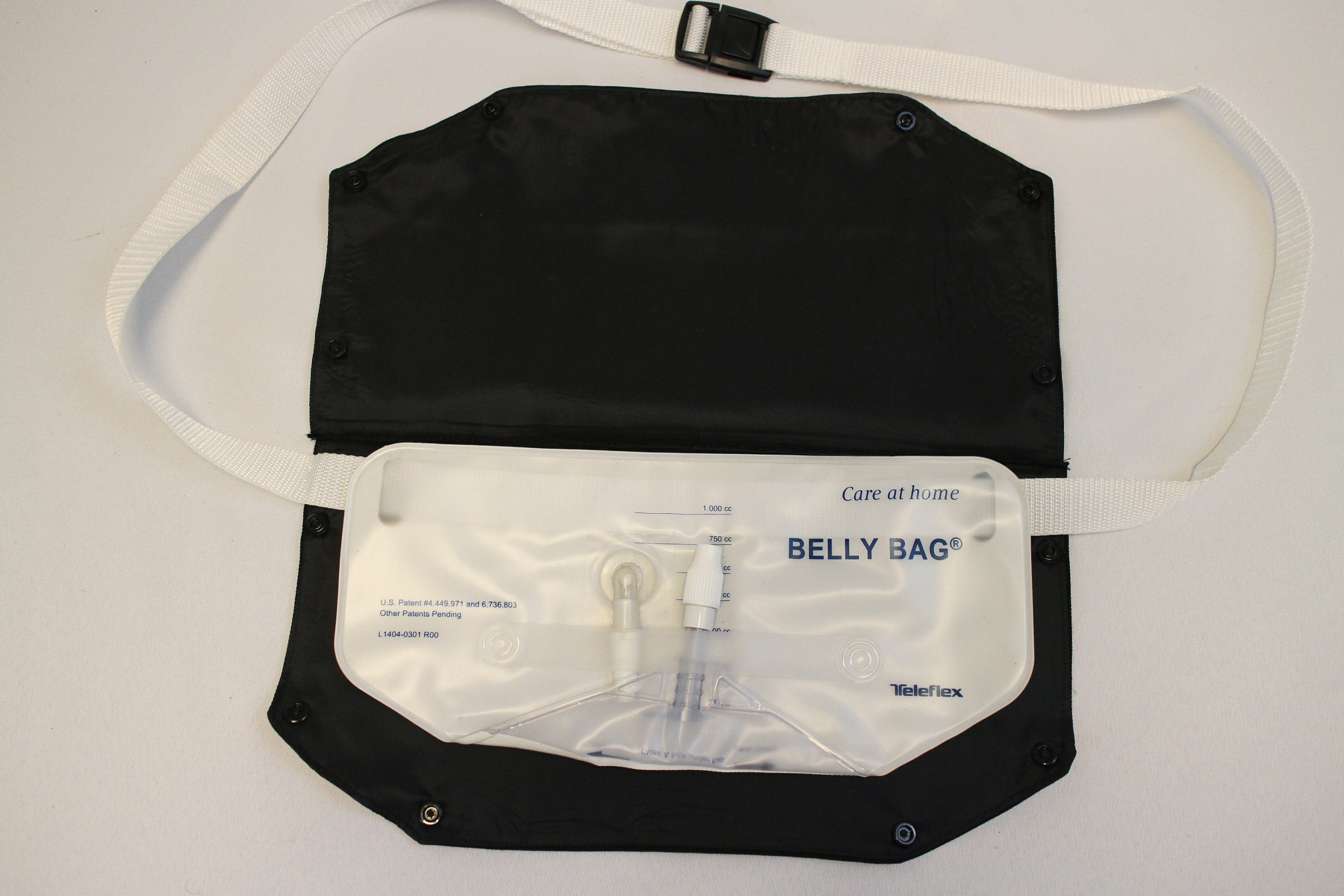 Belly Bag Black Twill Cloth Catheter Teleflex Cover Urine 1000cc ...