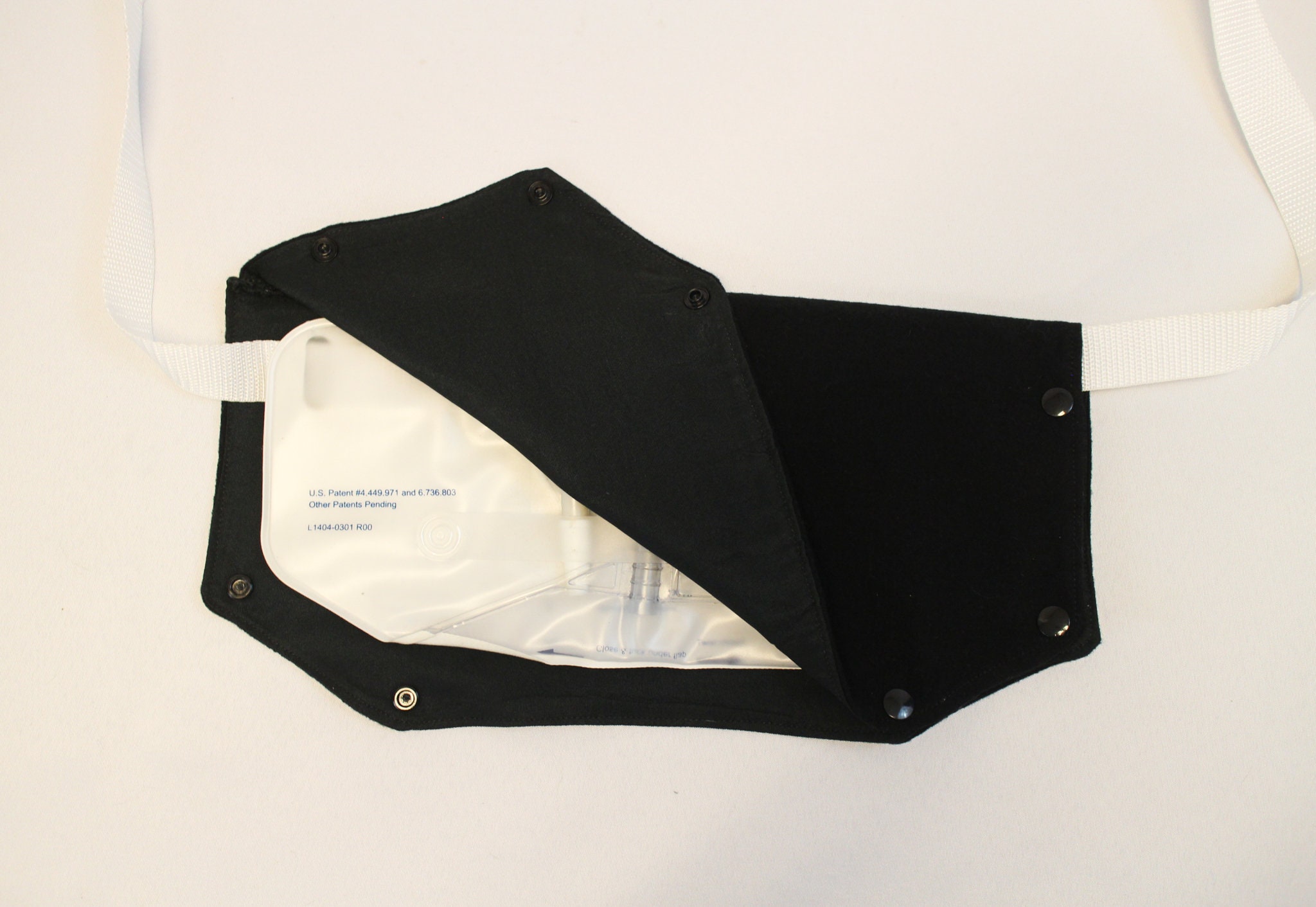 Belly Bag Flannel Black Catheter Teleflex Cover Urine 1000cc Drainage ...