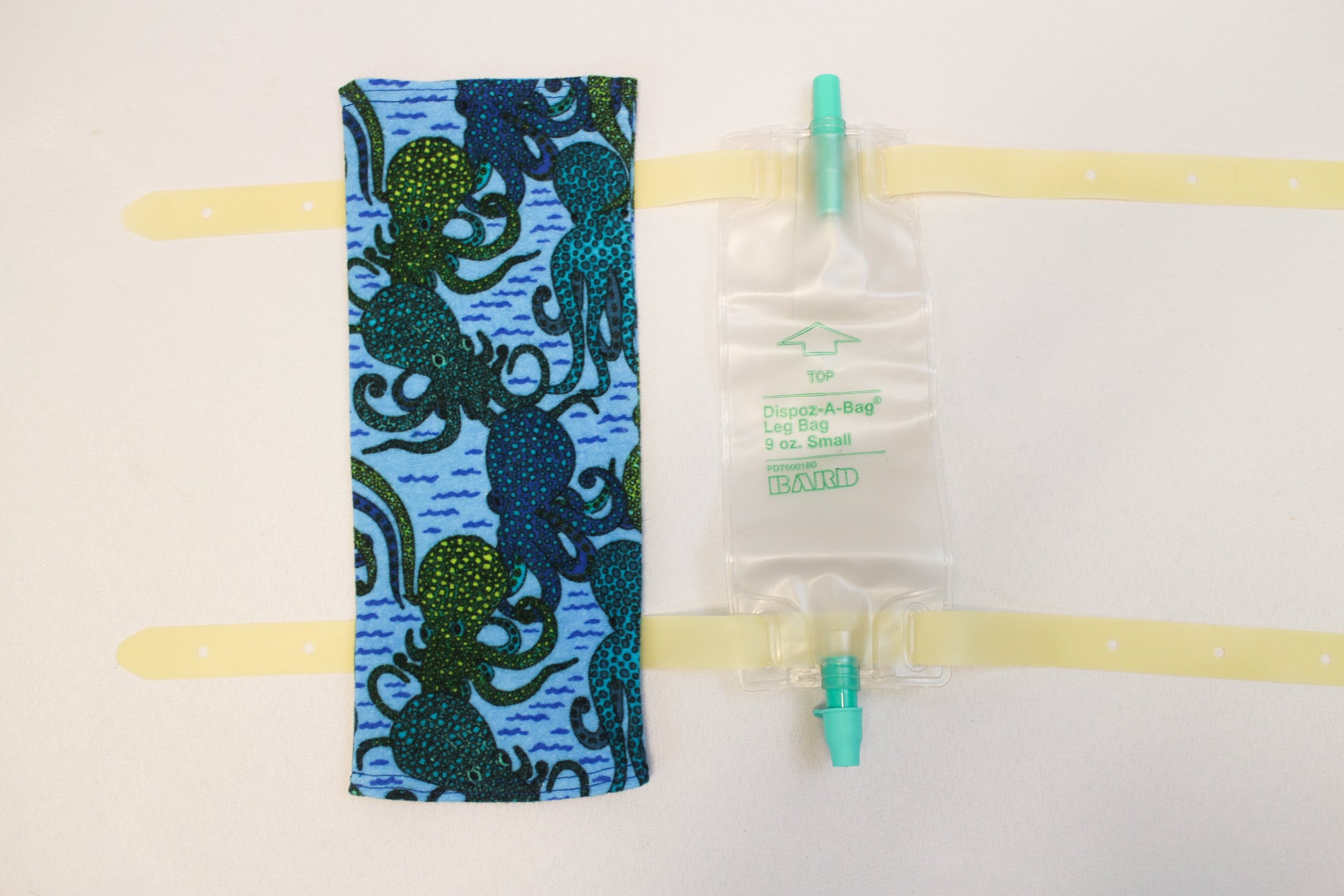 Small 9oz BARD Flannel Octopus Catheter Leg Bag Cover Urine Drainage - Etsy