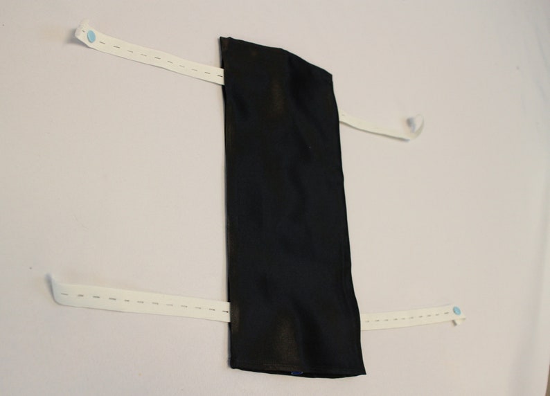 Large Black Satin Catheter Leg Bag Cover - Etsy