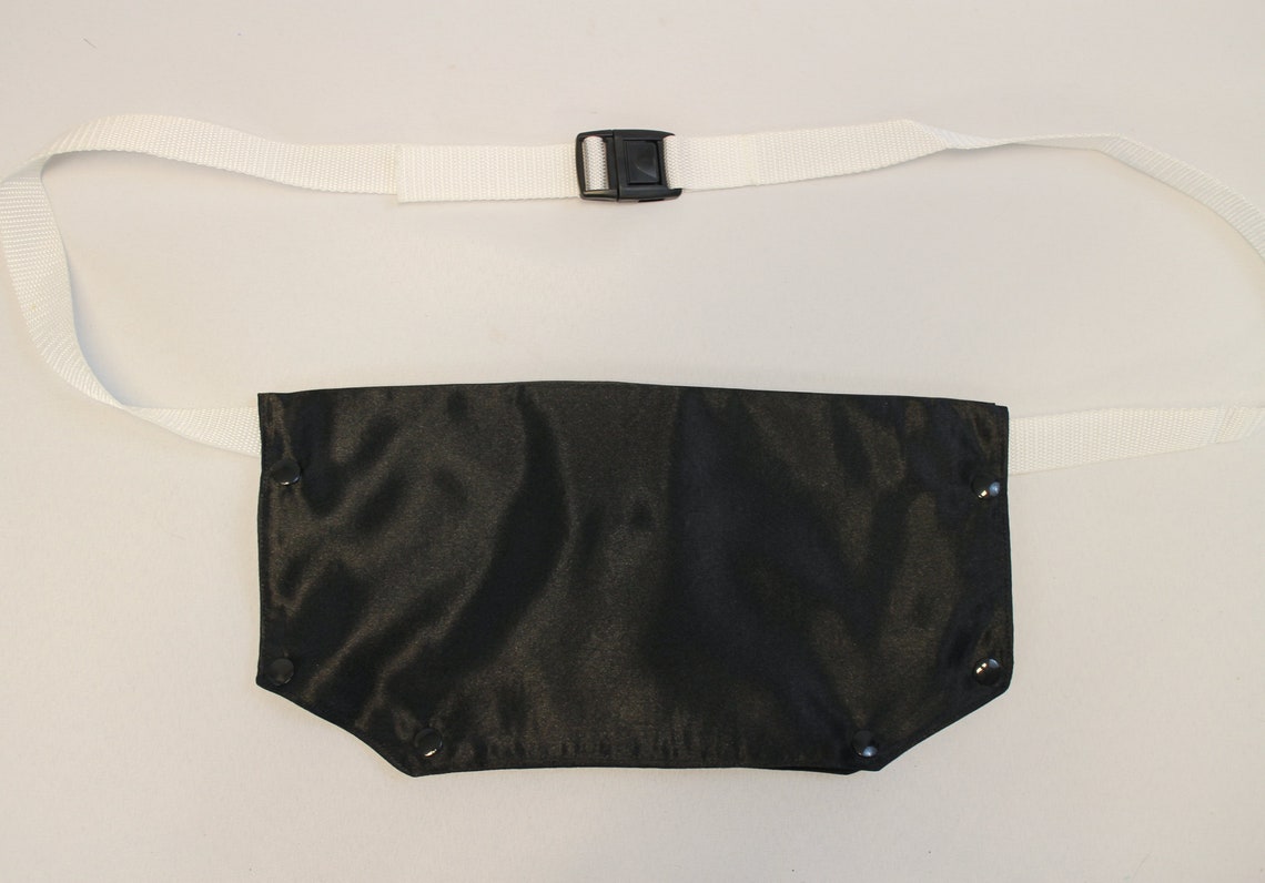 Belly Bag Black Satin Catheter Teleflex Cover Urine 1000cc Drainage - Etsy