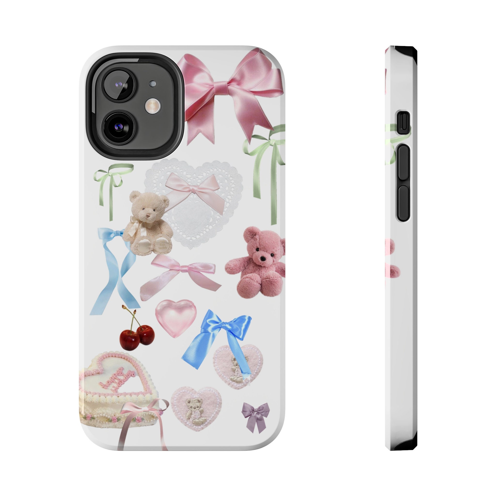 Coquette Pastel Ribbon Collage Tough Phone Case - Etsy