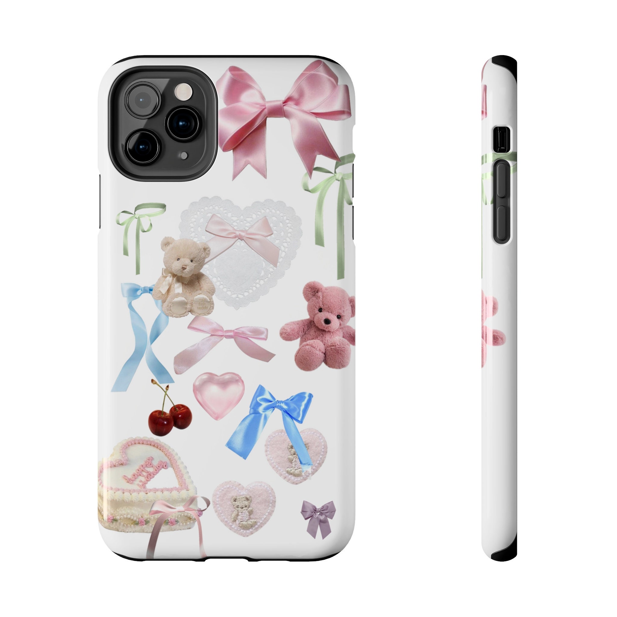 Coquette Pastel Ribbon Collage Tough Phone Case - Etsy