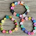 Emoji Bead Bracelets, Rainbow Smiley Bracelet, Best Kids Gift, Kids ...