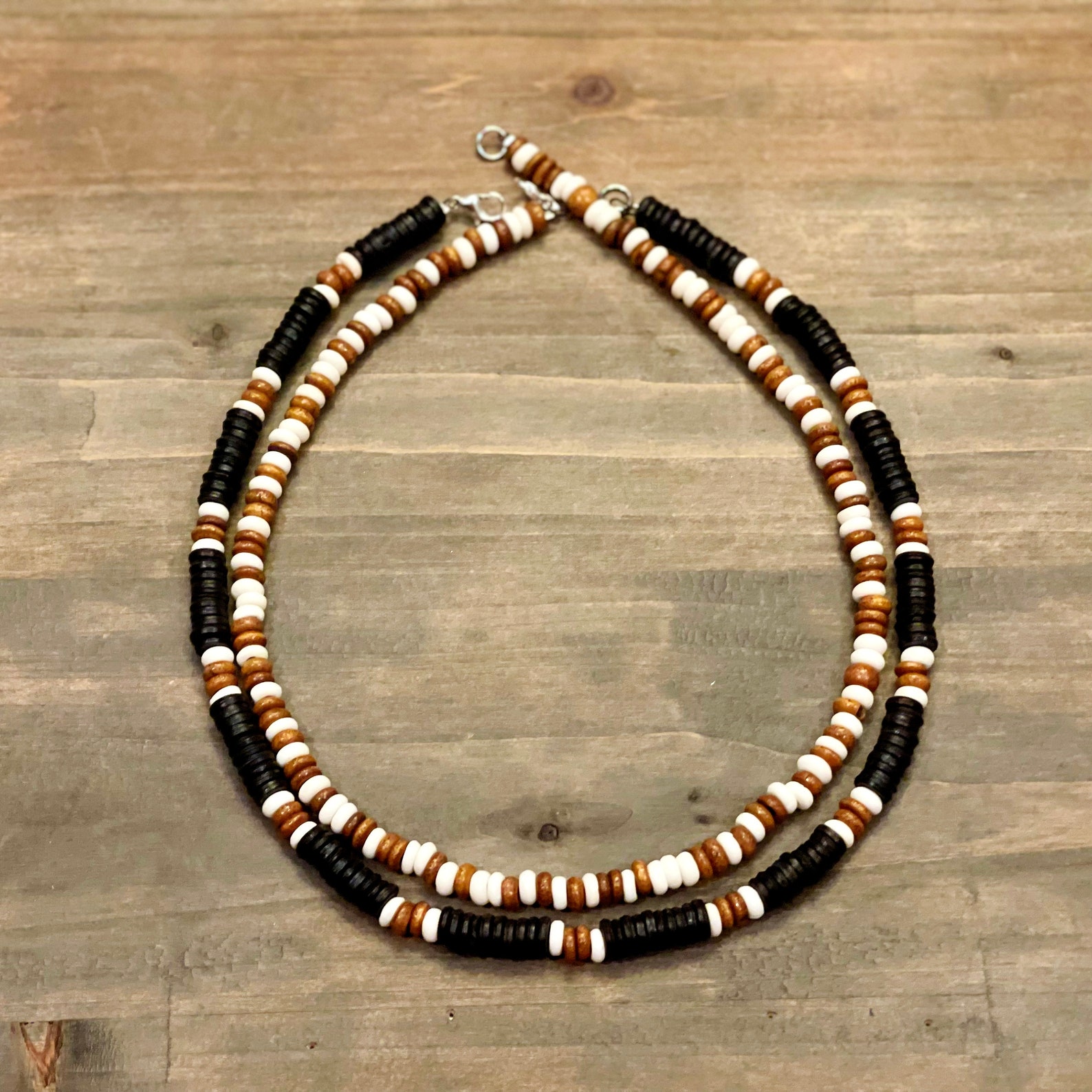 Surfer Necklace, Beach Choker, Beach Necklace, Surfer Choker, Mens Surf ...