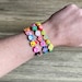 Emoji Bead Bracelets Rainbow Smiley Bracelet Best Kids Gift - Etsy