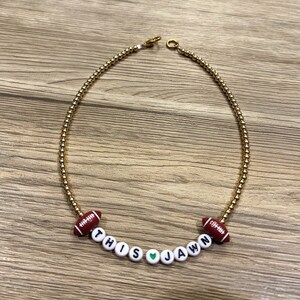 Football Necklace, 14K Gold, Jawn Necklace, Philly Jawn, Philly Jawn ...