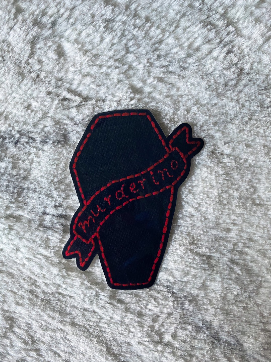 Murderino My Favorite Muder Sticker MFM Embroidery SSDGM - Etsy