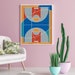 Basketball Court Printable Poster Design, Colorful and Fun Digital Wall ...