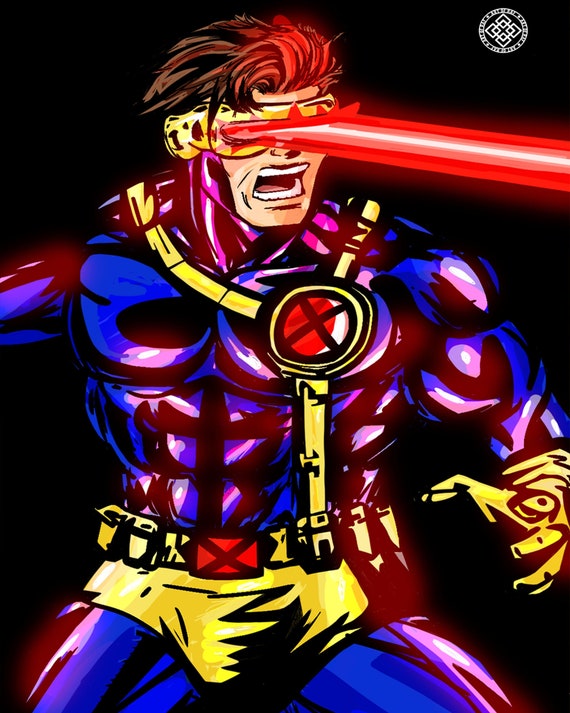 Cyclops X-men Poster This Premium Poster is Perfect Cyclops - Etsy