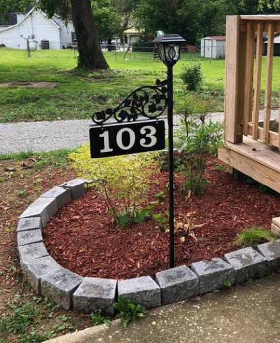 Reflective Address Signs For End Of Driveway Lawn Address Markers And
