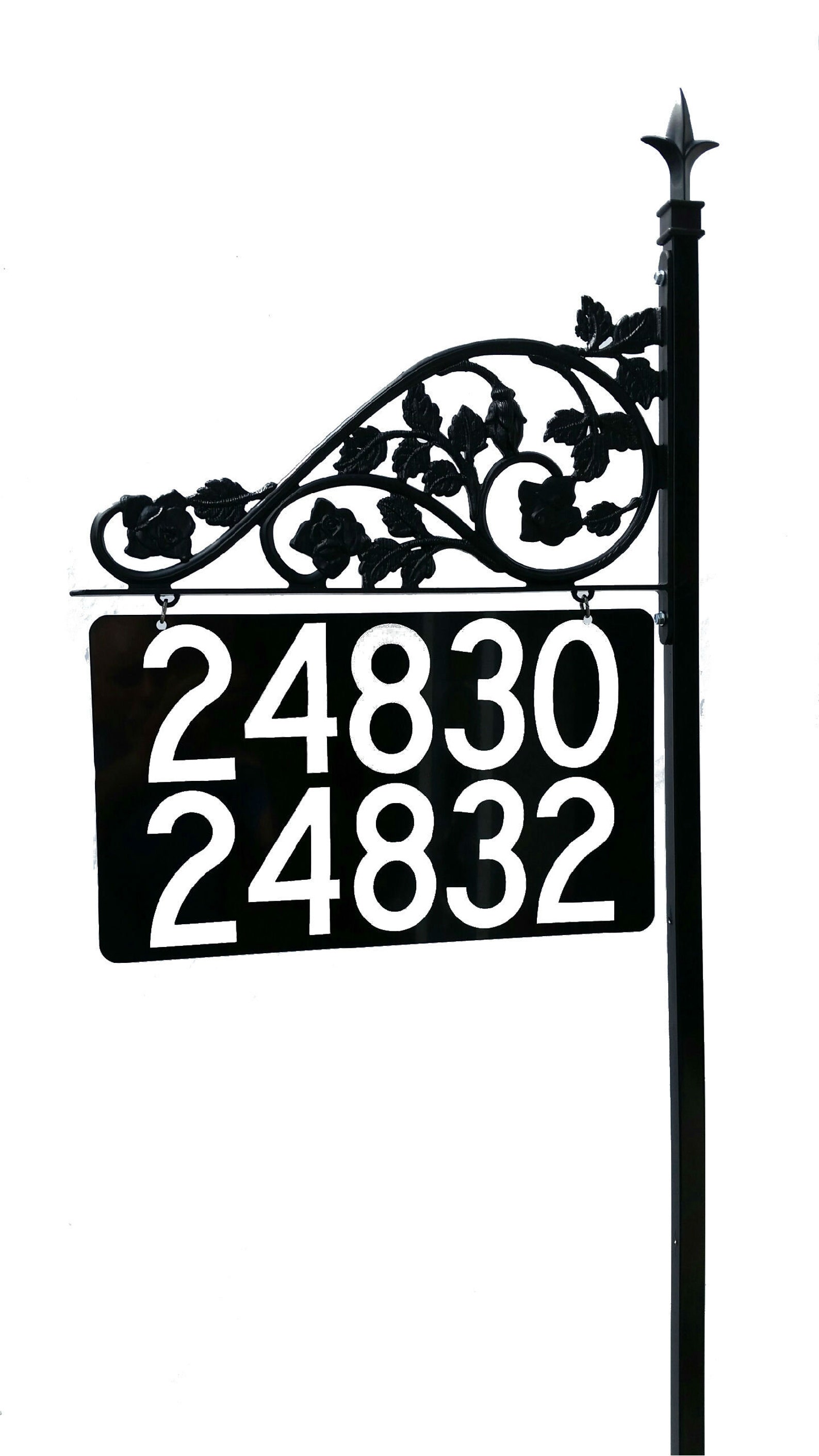 Address Yard Sign - Personalized Metal House Numbers for Yard and 911 ...