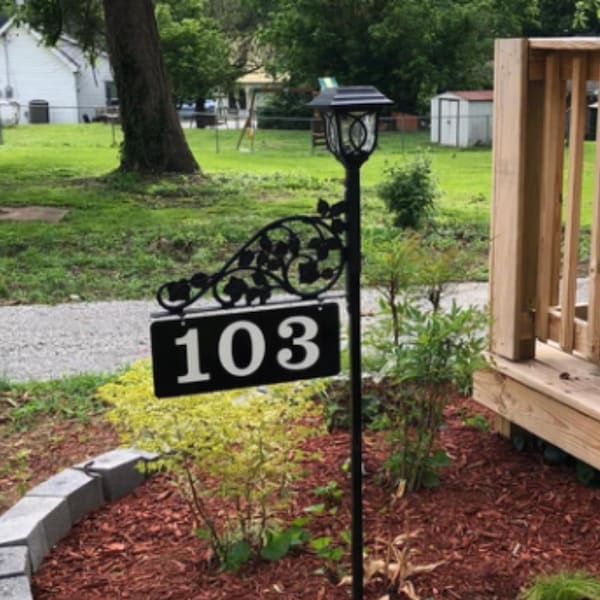 Lamp Post Address - Etsy