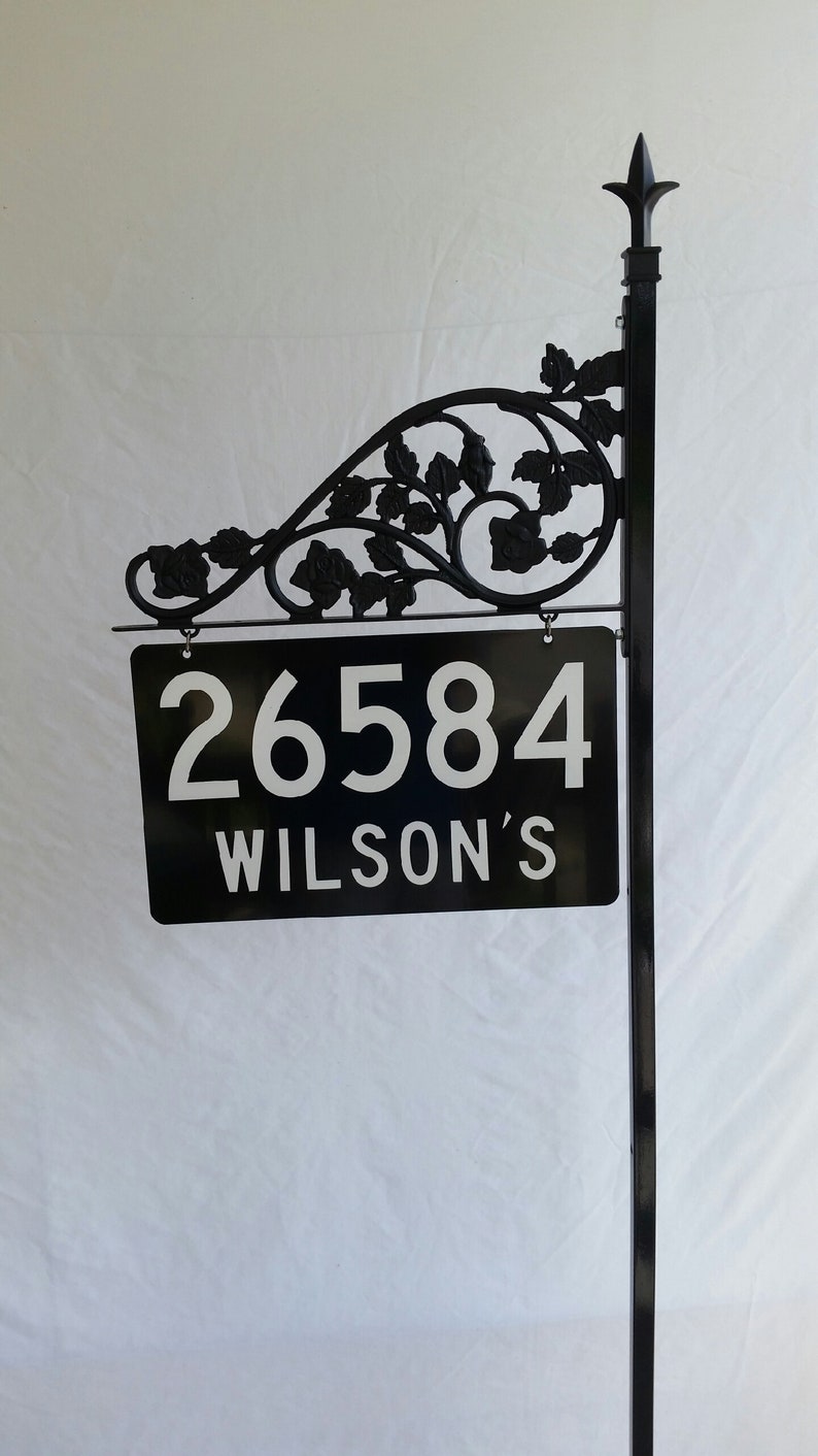 Reflective Address Sign Driveway Marker Personalized for - Etsy