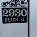 Reflective Address Sign: Personalized Steel Driveway Marker With Scroll ...