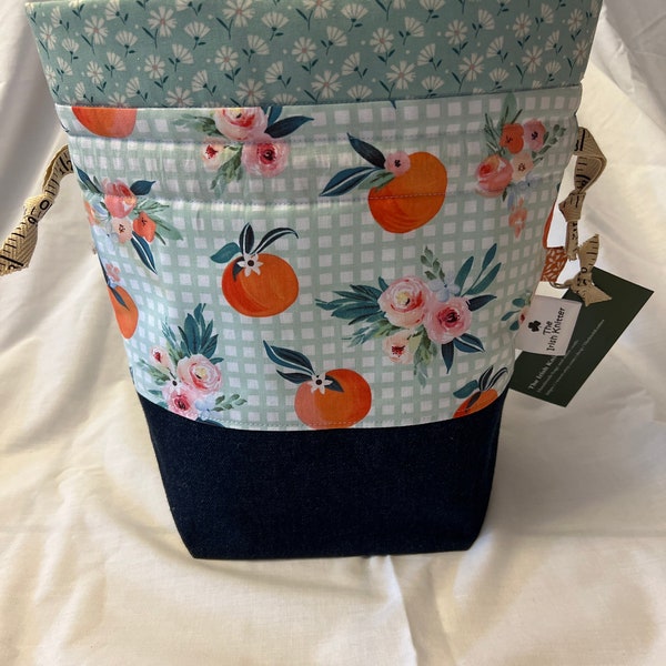 Knitting Project Bag - Etsy