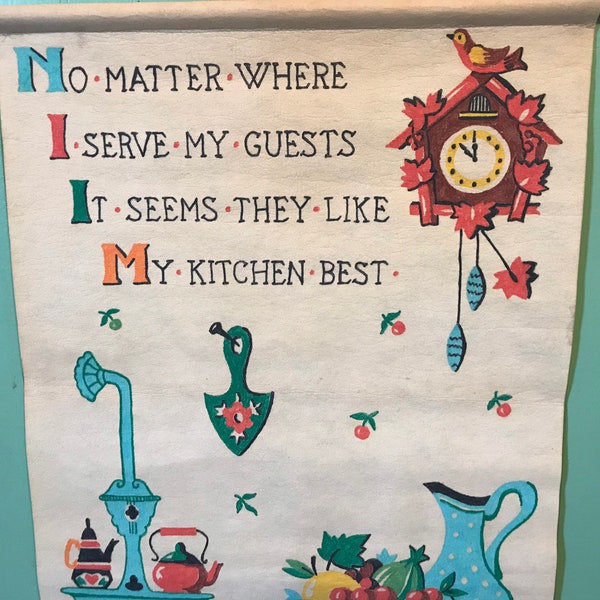 No Matter Where I Serve My Guests They Seem to Like My Kitchen Best - Etsy