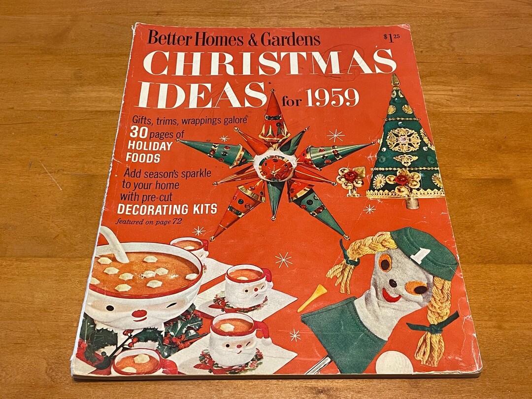 1959 Better Homes and Gardens Christmas Magazine - Etsy