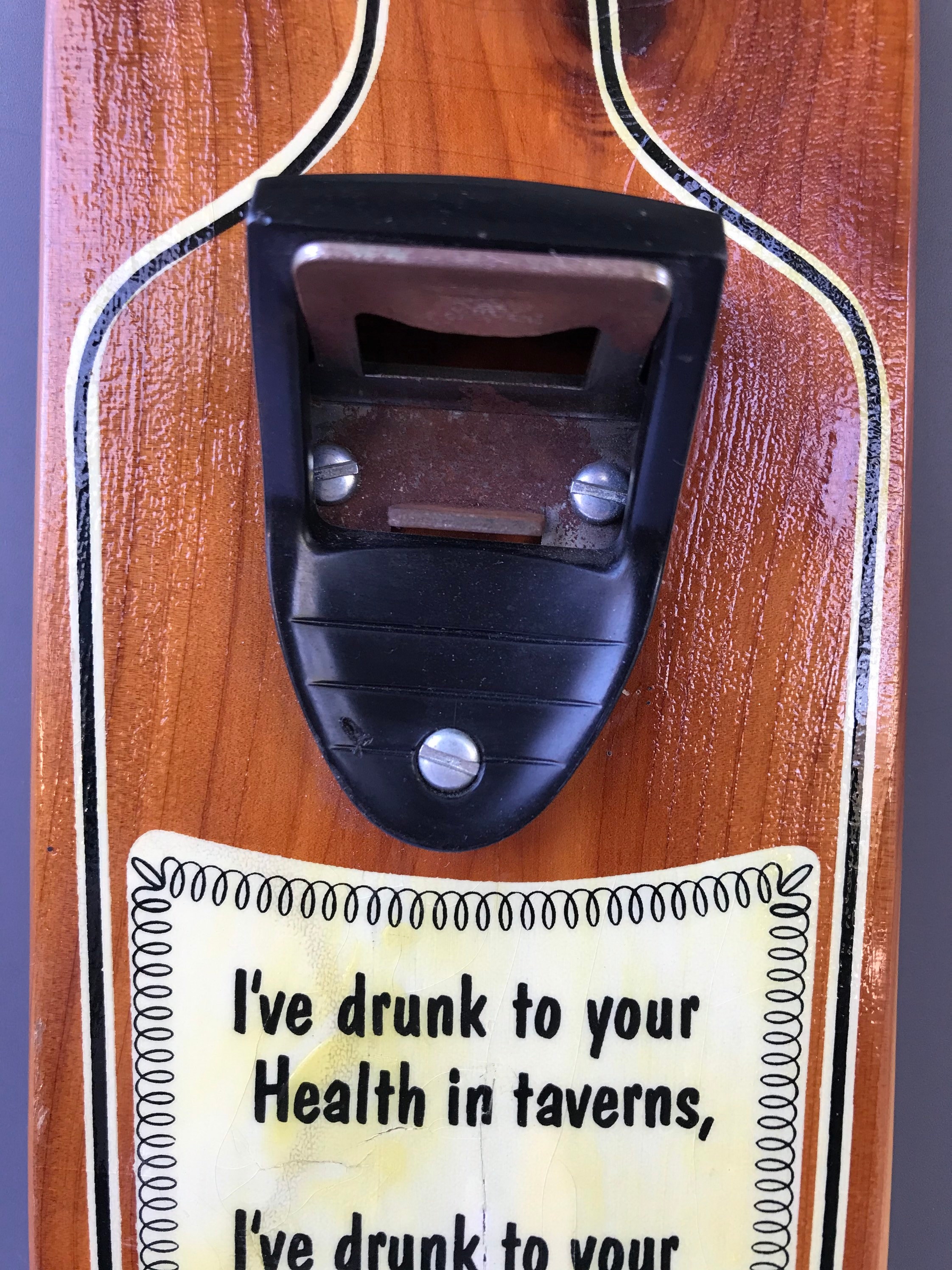 Bottle Opener Novelty Sign Wood Original Vintage Funny - Etsy
