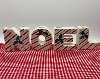 Ceramic Noel Letters - Etsy