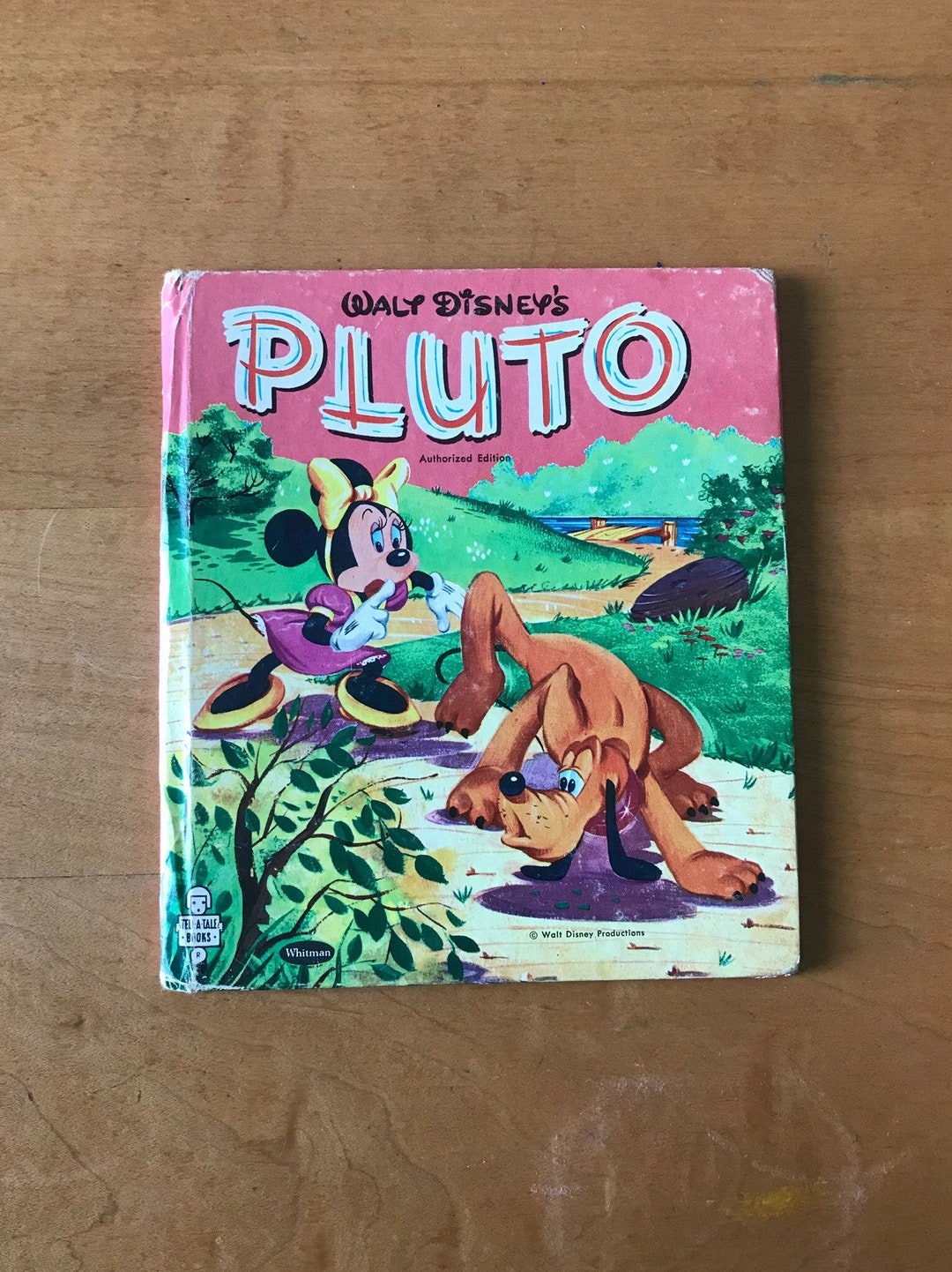 Walt Disney's Pluto, 1957 Vintage Childrens Book, Mickey and Minnie ...