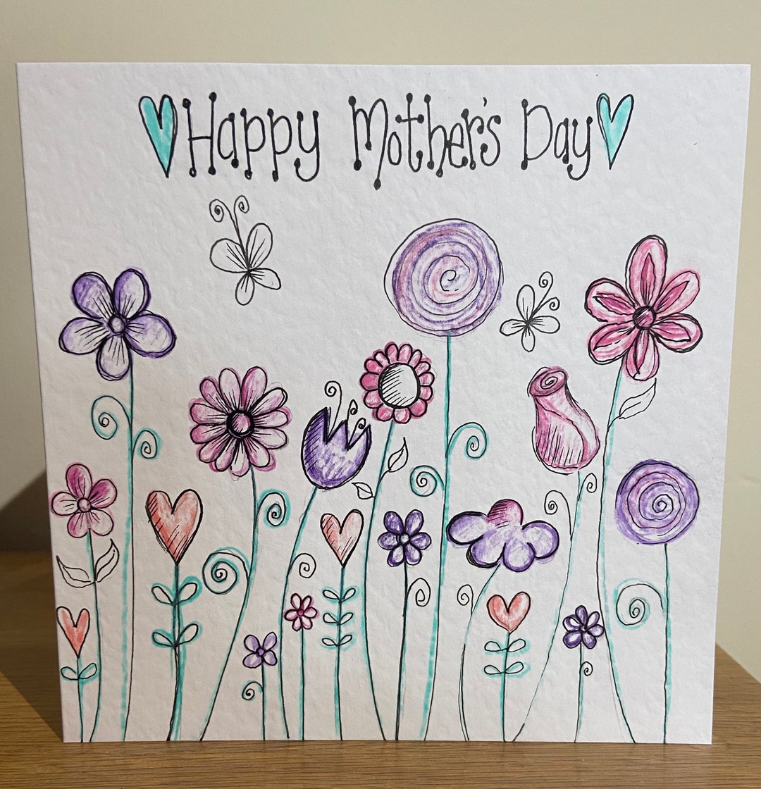 Hand Illustrated Mother’s Day Card. Original Artwork Can Be ...