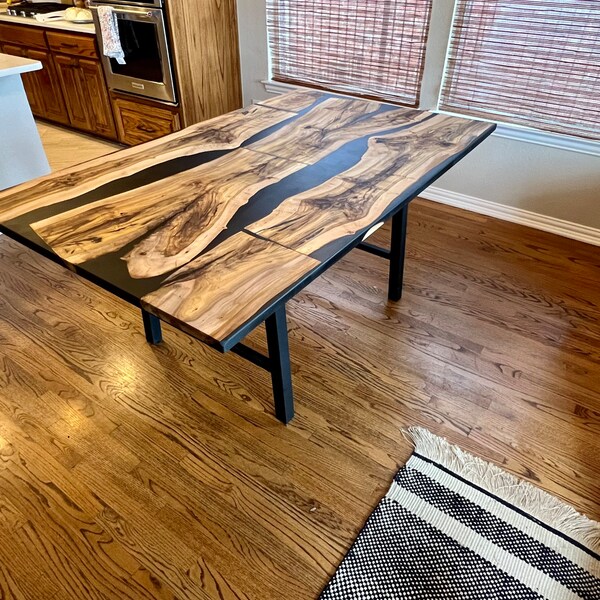 Pecan Epoxy Table - Etsy