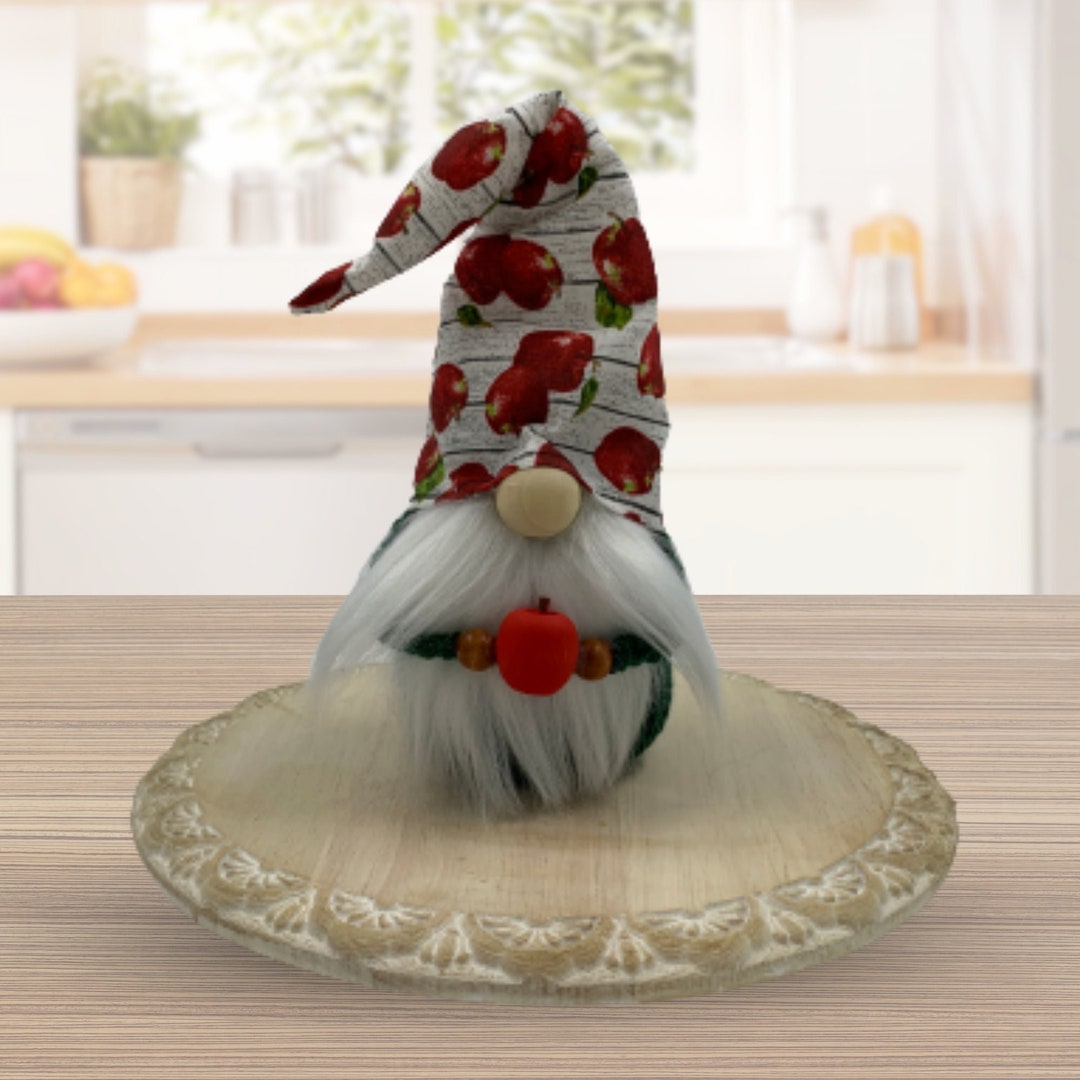 Apple Harvest Gnome / Apple for Teacher Tiered Tray Decor / Fall Gnome ...