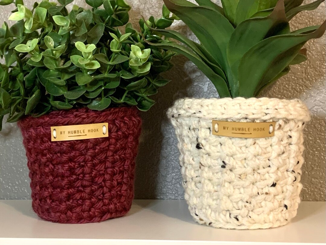 Small 4" Plant Basket / Storage Basket / Home Decor - Etsy