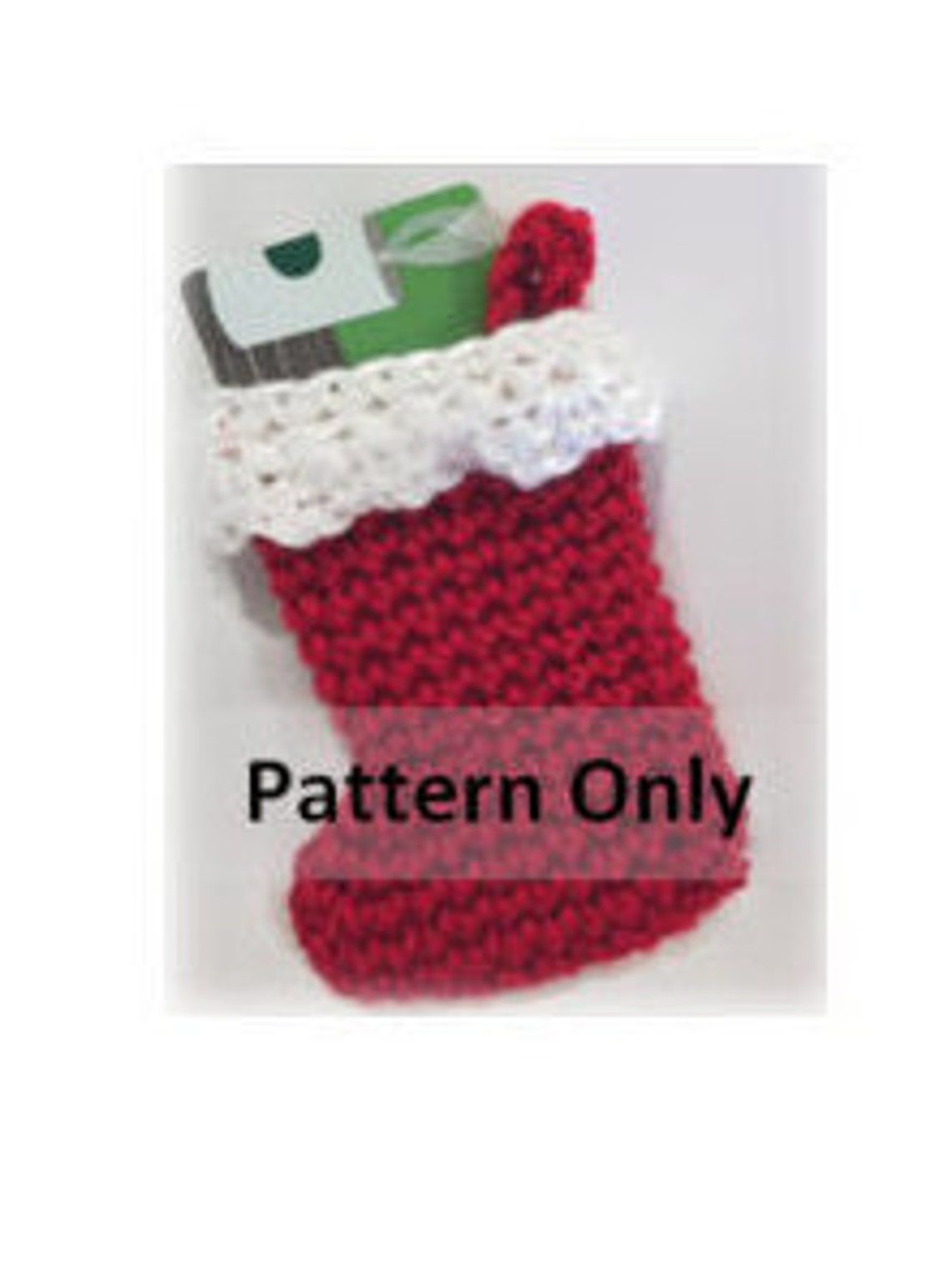 Crochet Pattern & Video Santa's Mini Christmas Stocking / - Etsy