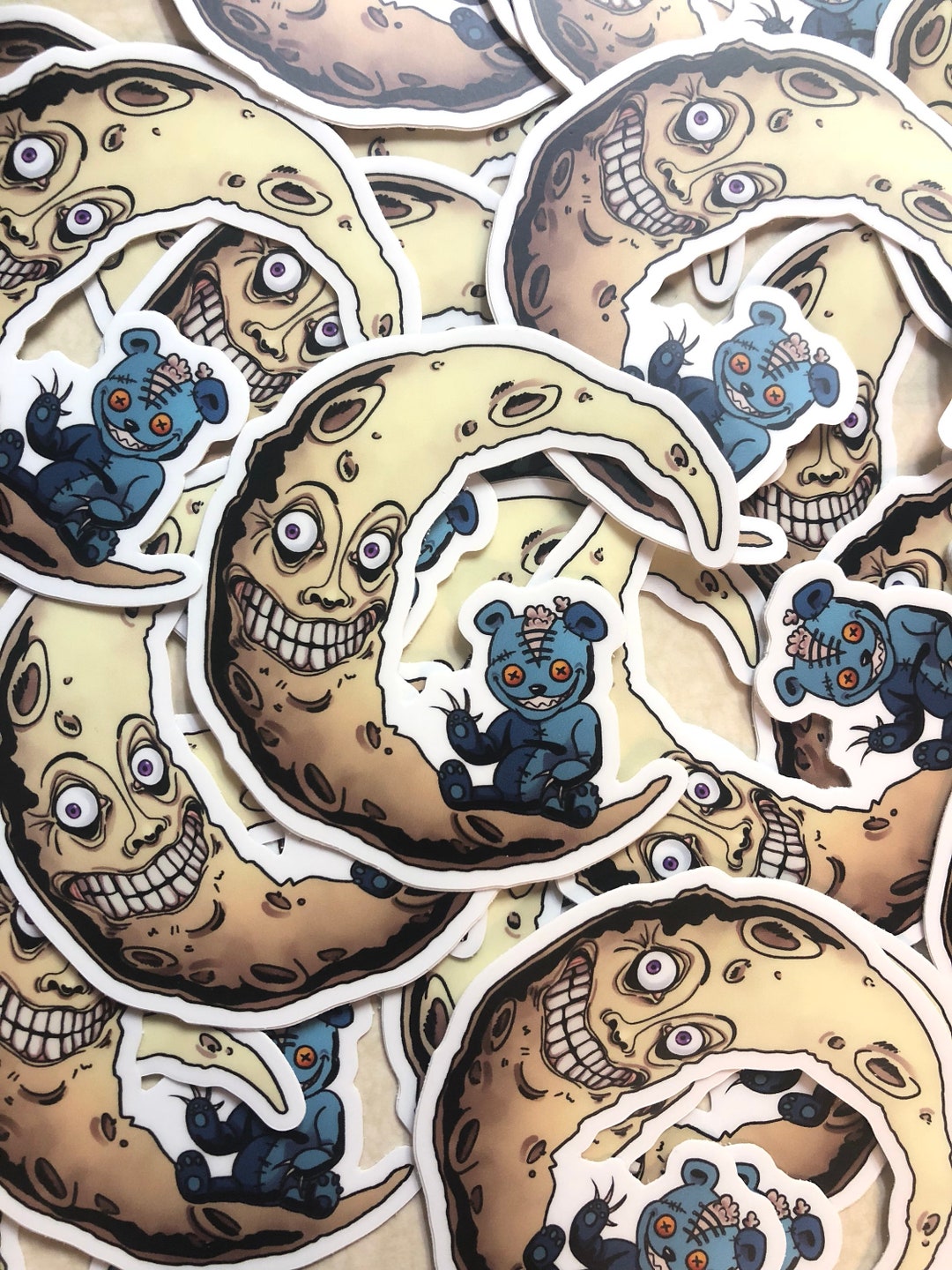 Mortuary on the Moon Sticker - Etsy