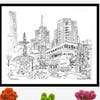 Boston, Massachusetts, Art Print of Original Pencil Sketch, Boston ...