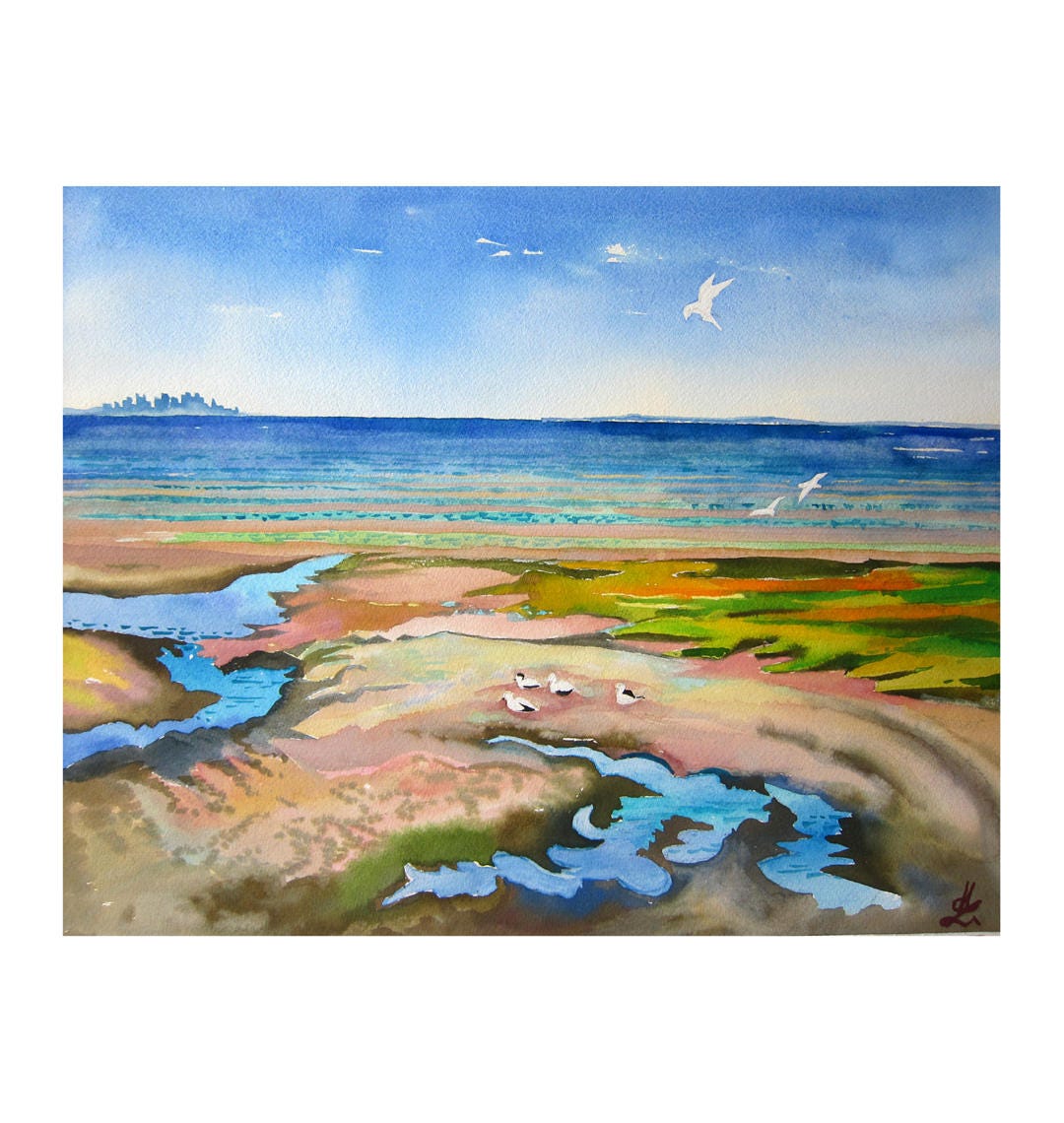 Cape Cod, Massachusetts, Art Print of Original Watercolor Painting ...