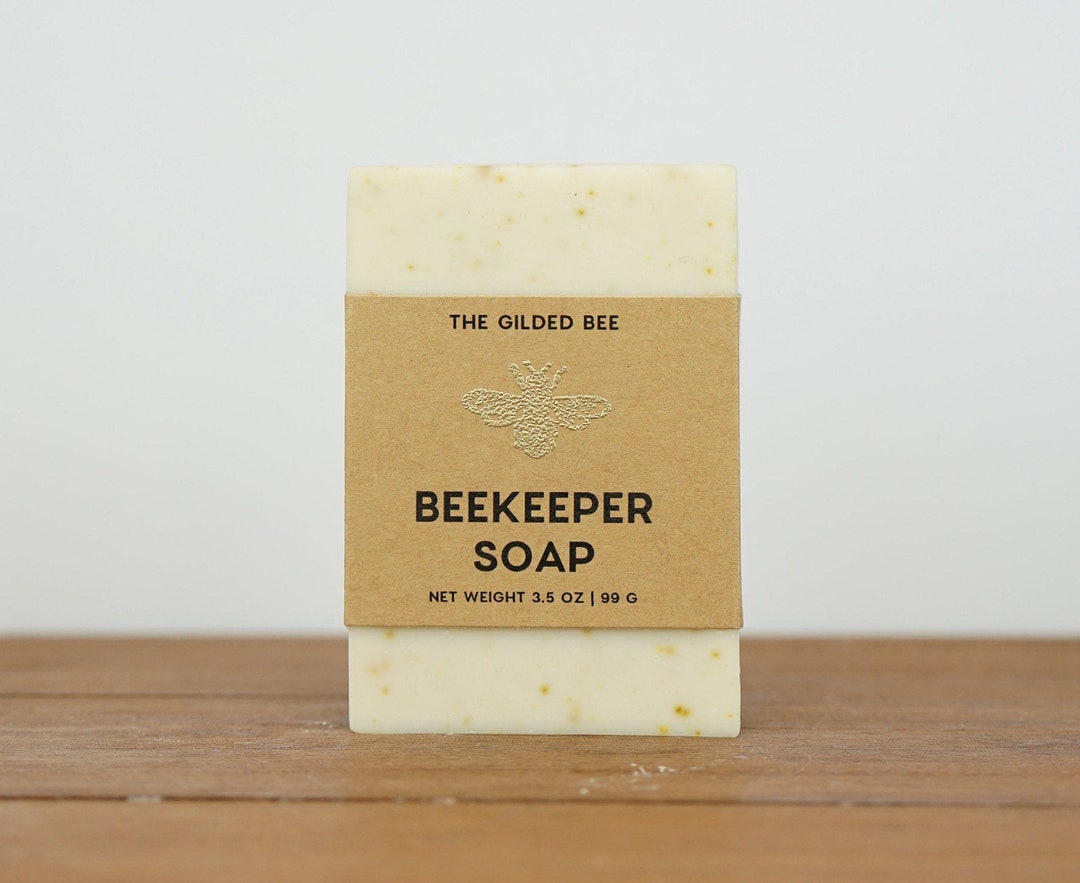 Beekeeper Handmade Soap | Bee Pollen Soap | Exfoliating Hand Soap ...