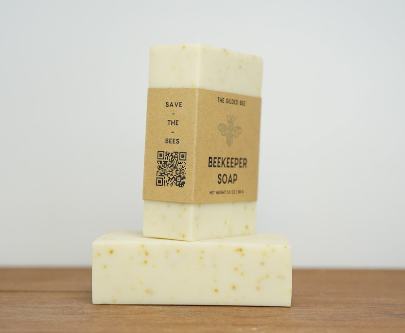 Beekeeper Handmade Soap | Bee Pollen Soap | Exfoliating Hand Soap ...