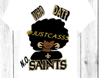 Who dat svg | Etsy
