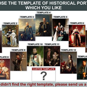 Personalized Gifts for Men, Royal Portrait From Photo, Custom Portrait ...