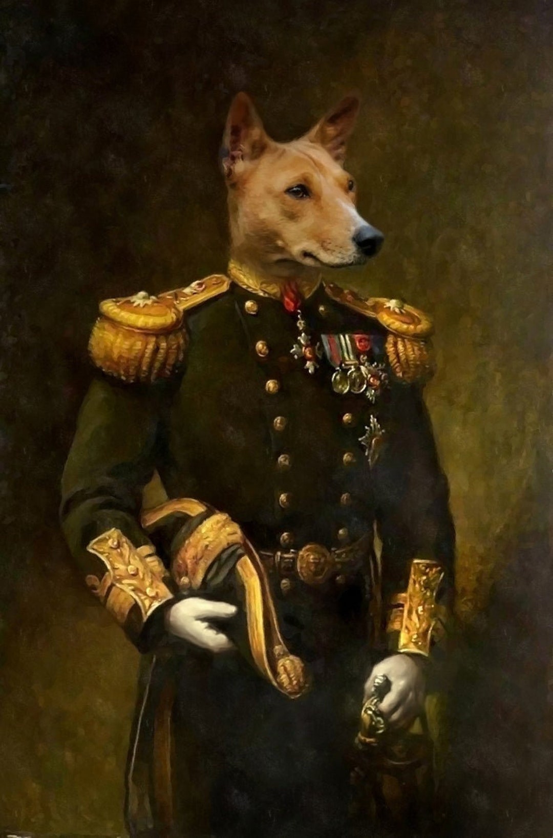 Custom Pet Portrait, Royal Pet Portrait, Regal Pet Portrait, Pet ...