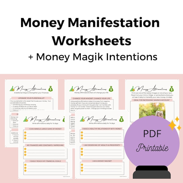 Money Affirmation - Etsy