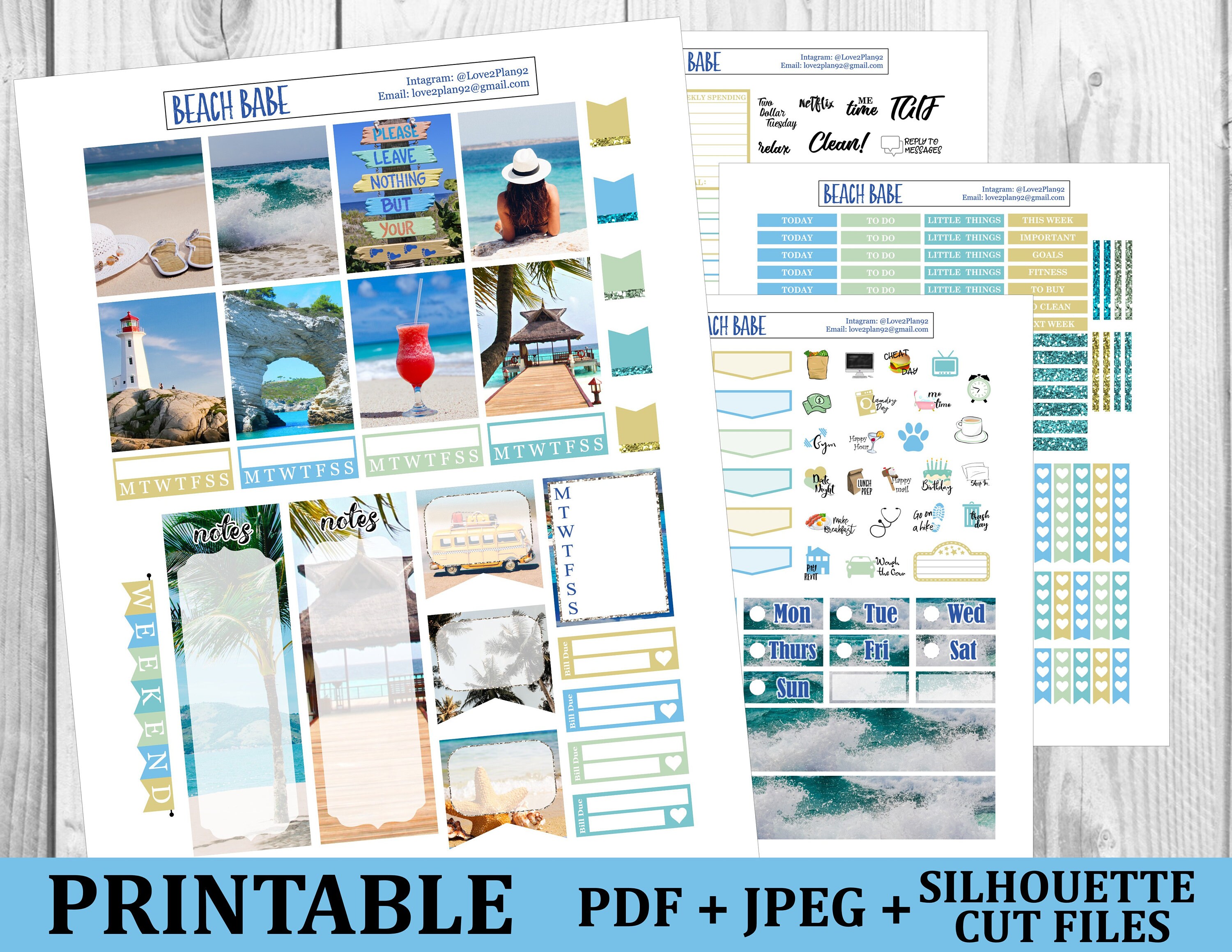Art & Collectibles Digital Prints Prints 1.5x1.9 full box Beach BBQ ...
