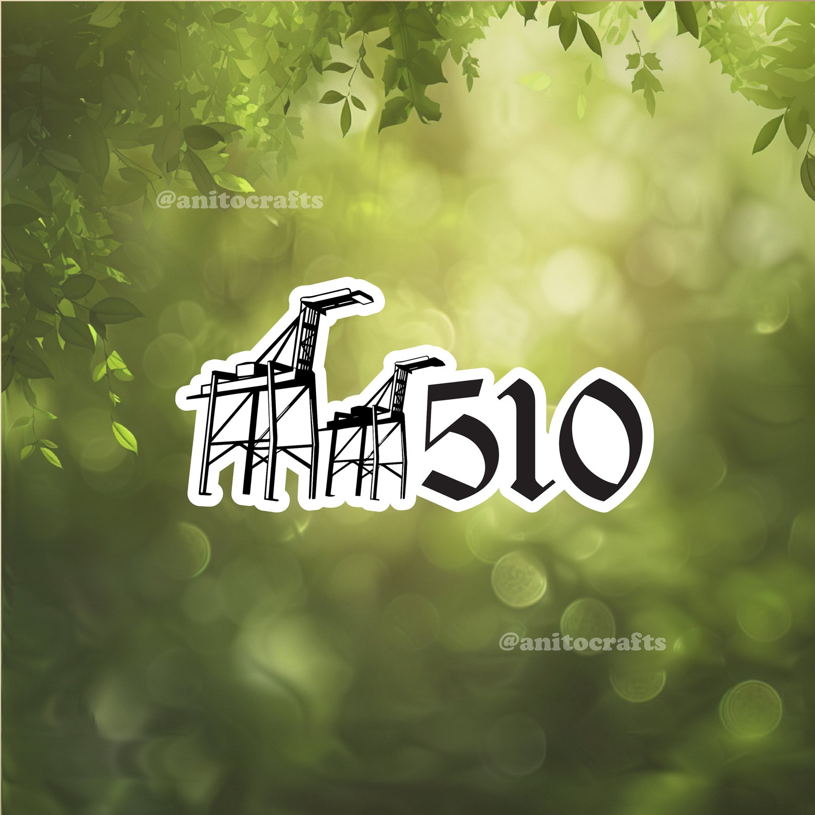 510 Bay Area Sticker - Etsy