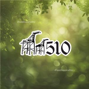 510 Bay Area Sticker - Etsy