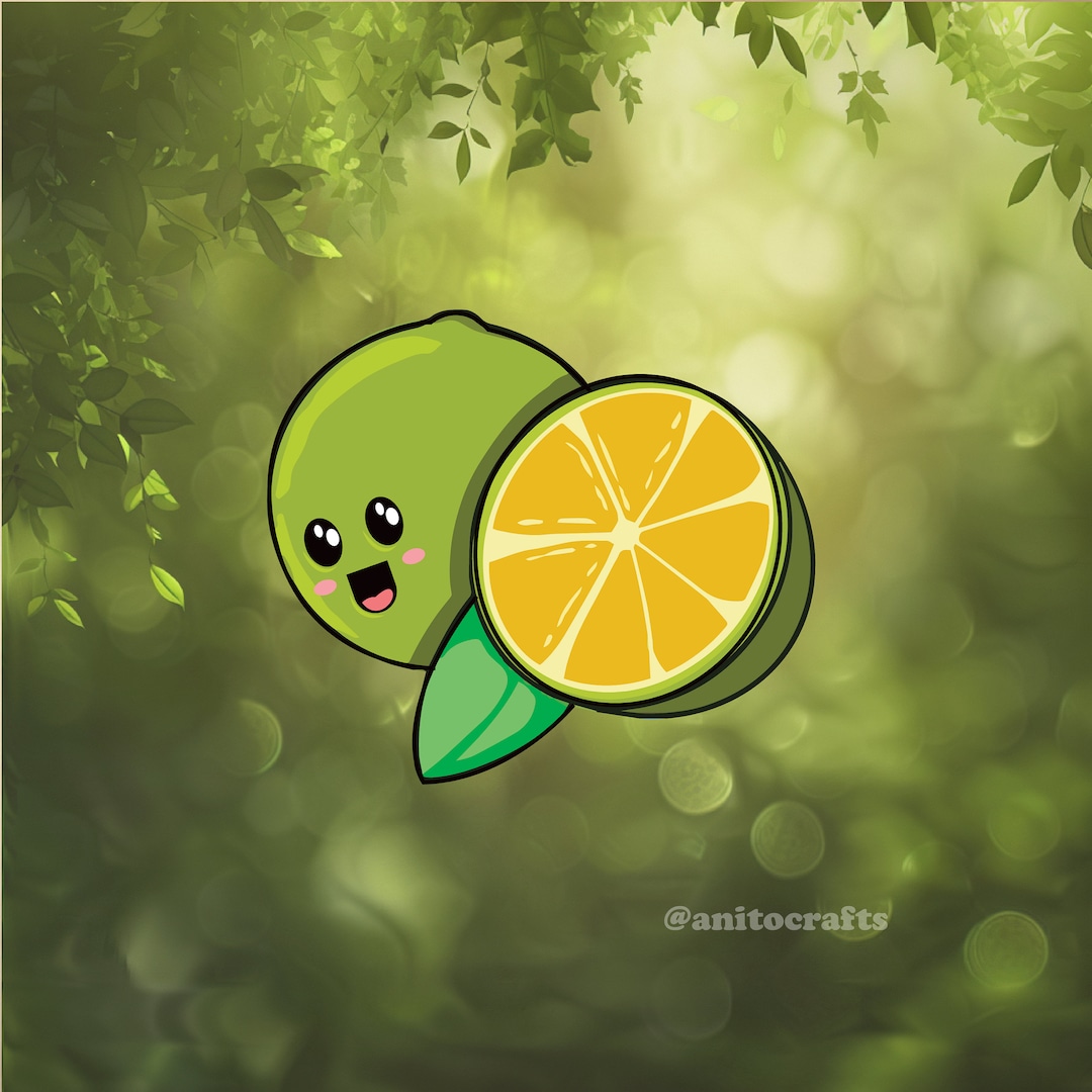 Kalamansi Sticker // Filipino Fruit - Etsy